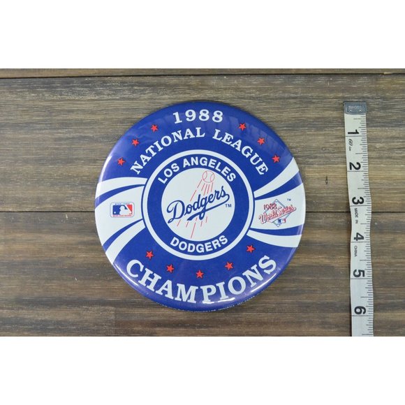 Accessories | 1988 La Dodgers Pin Large 6 National Champions World ...